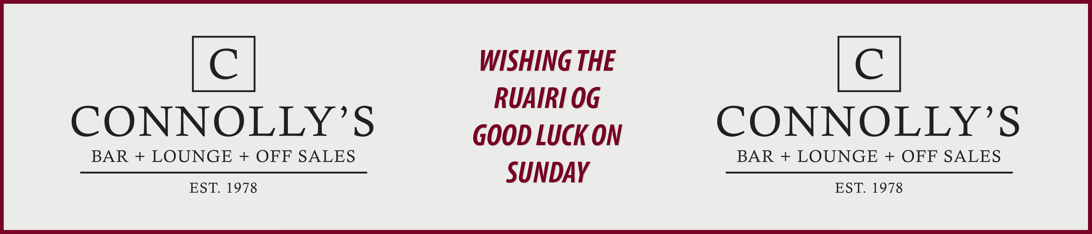 Connolly’s Logo | The Saffron Gael