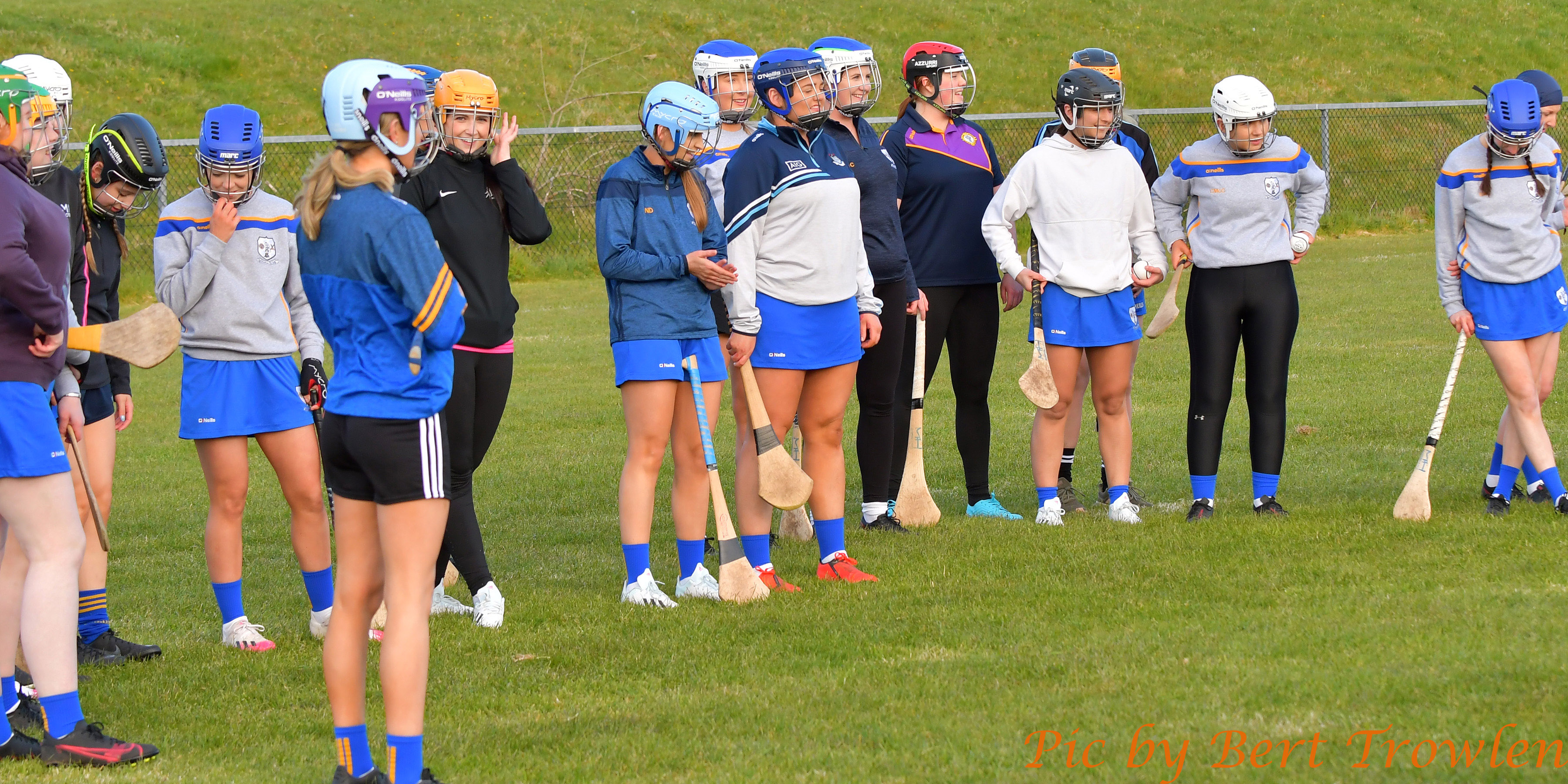 Larne Camogie Club training | The Saffron Gael