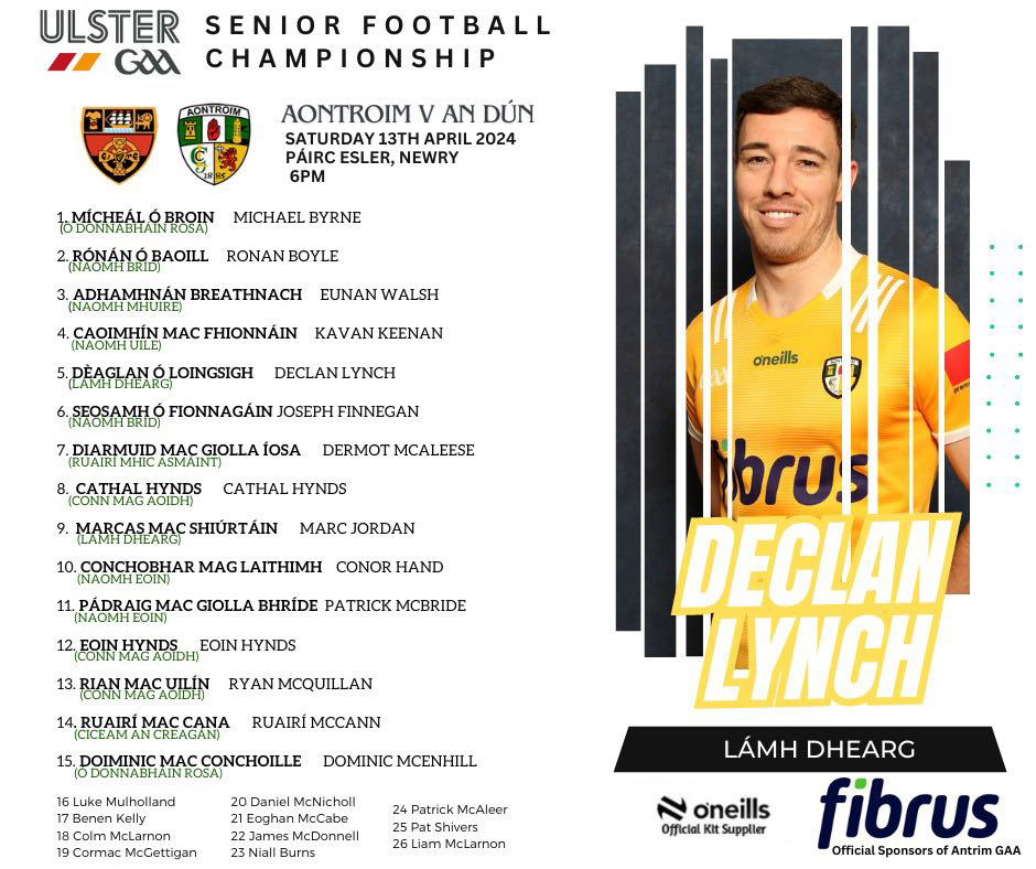 McCann abscence a bad blow for Antrim | The Saffron Gael