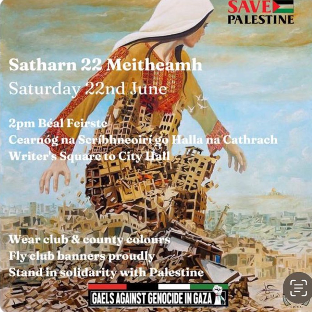 Gaels against Genocide in Gaza march | The Saffron Gael