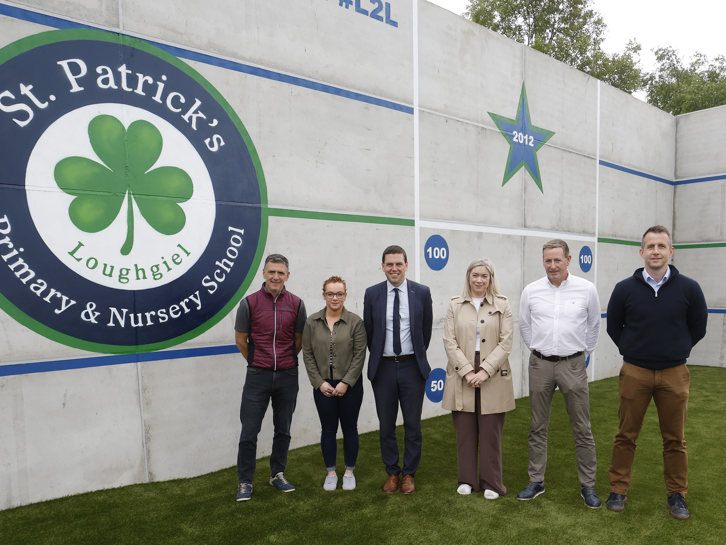 Celebration of the opening of new Ball Wall at St. Patrick’s Primary ...